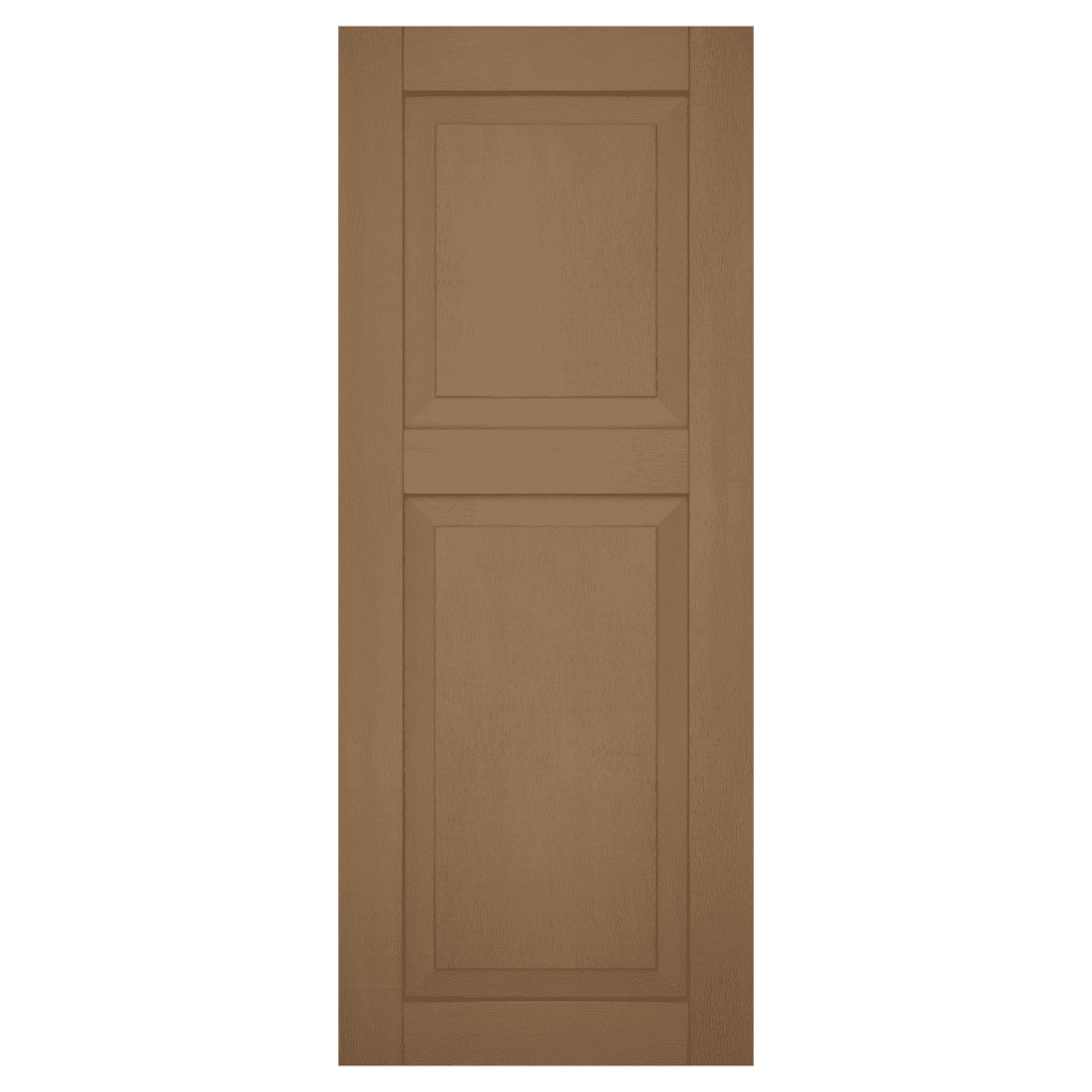 PVC Raised Panel Exterior Shutters | 1 Pair - Monument Co.