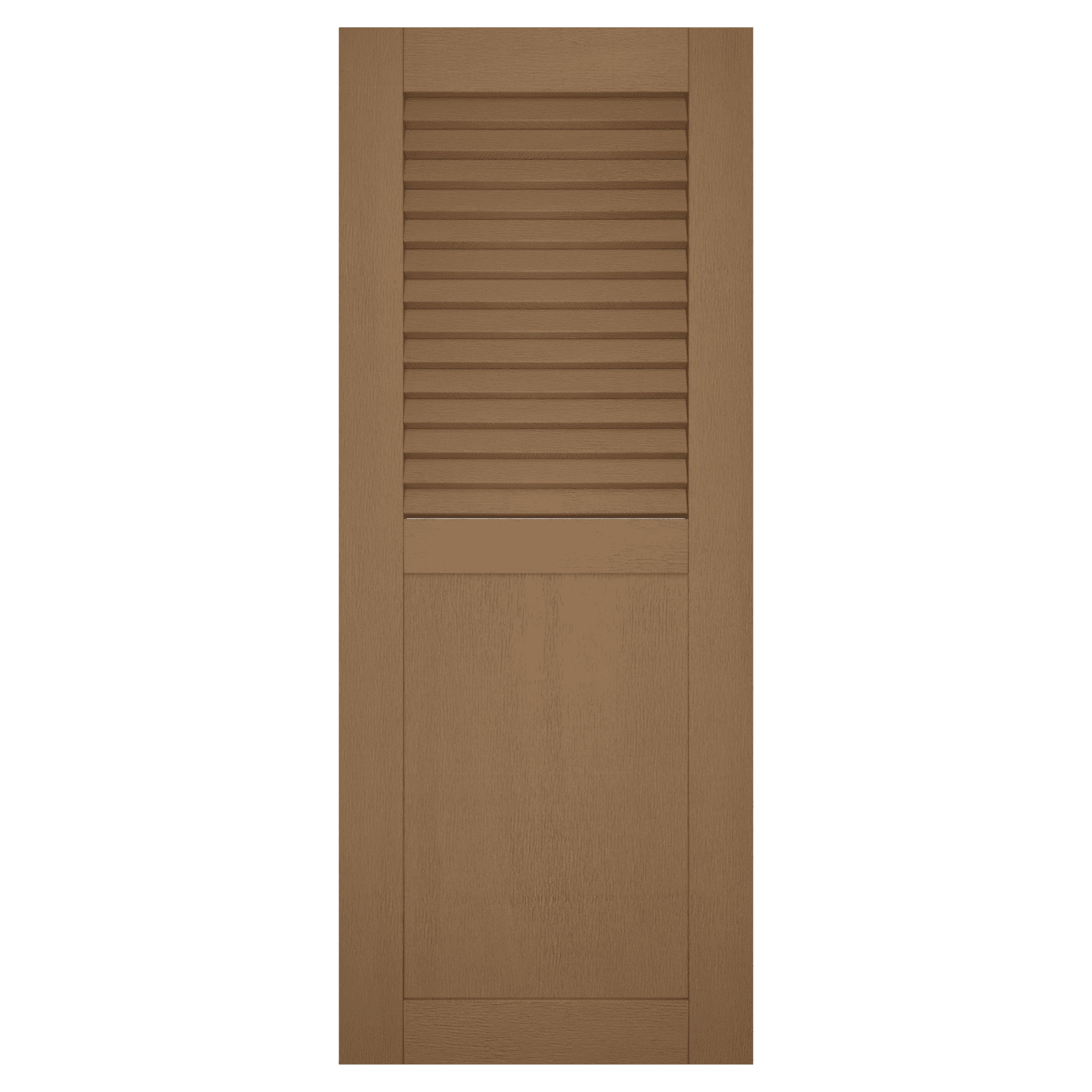 PVC Combination (Louvered/Paneled) Exterior Shutters | 1 Pair ...